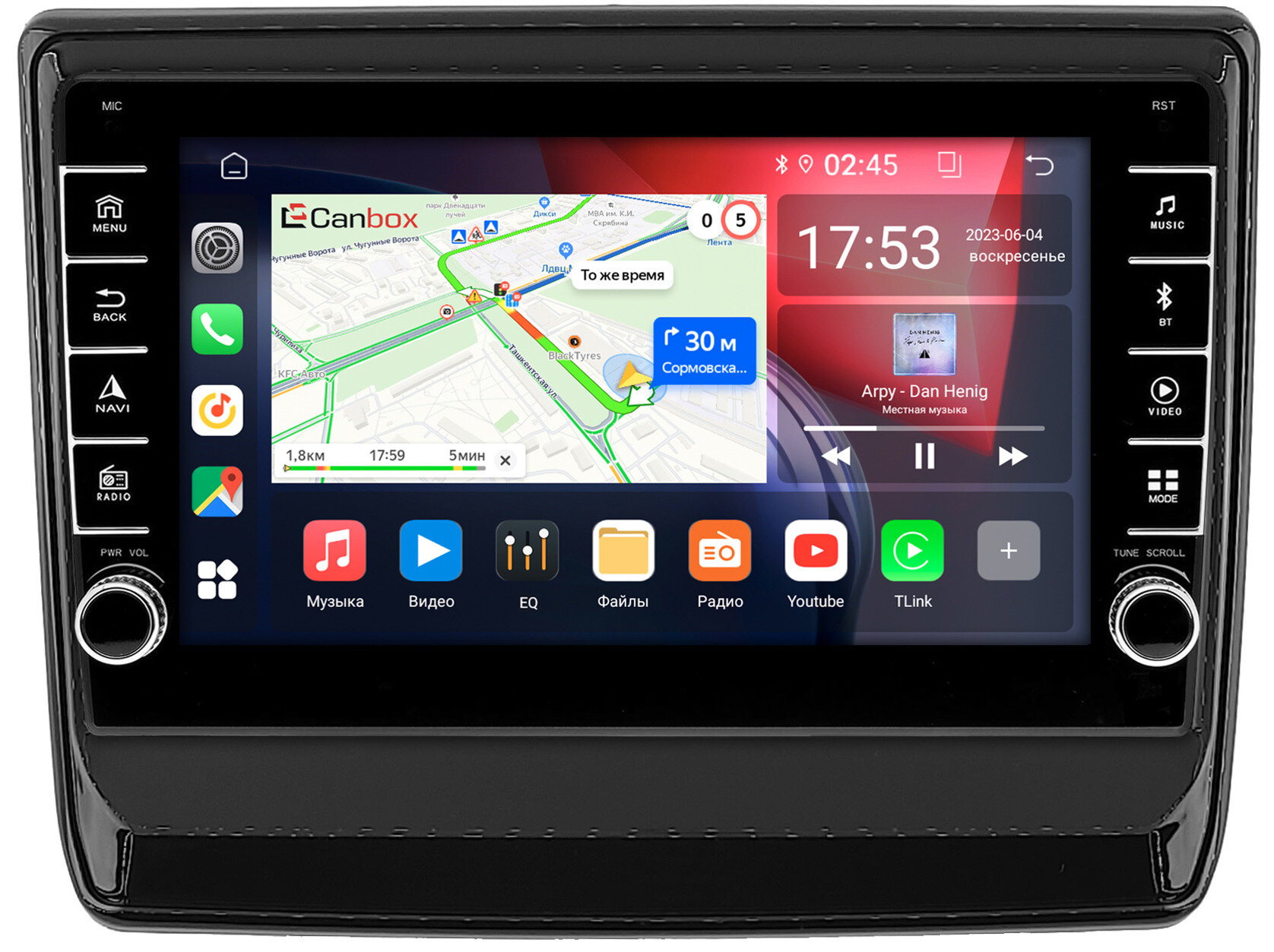 Штатная магнитола Canbox BGT9-1335 Isuzu D-Max 3, MU-X 2 2019-2024 (черный глянец) 2/32 Android 10 (IPS, DSP, CarPlay)