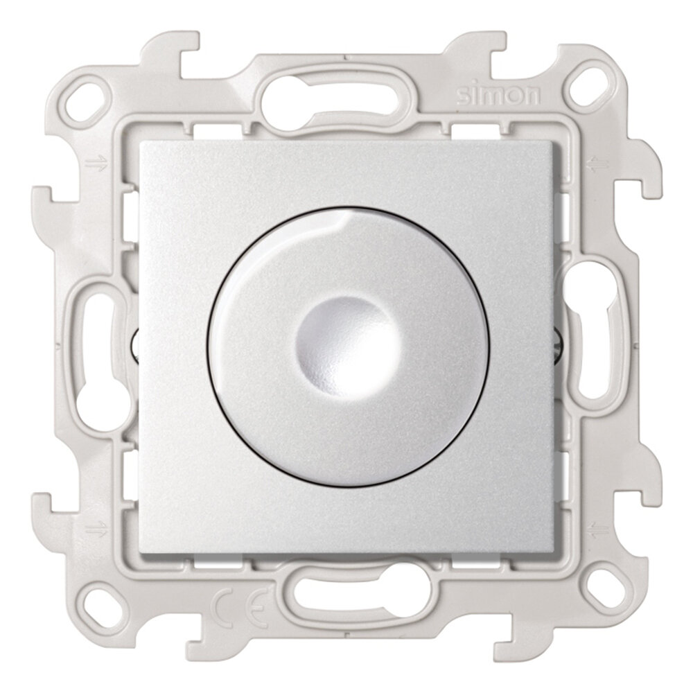 Диммер Simon 24 Harmonie встраиваемый алюминий (2410313-033)