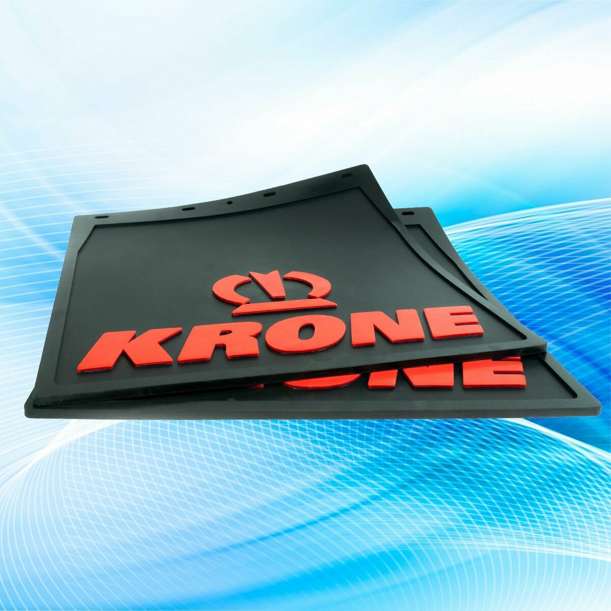 Резиновые брызговики грузовые 400мм*400мм Полуприцеп KRONE. Сделано в России. ((27652)