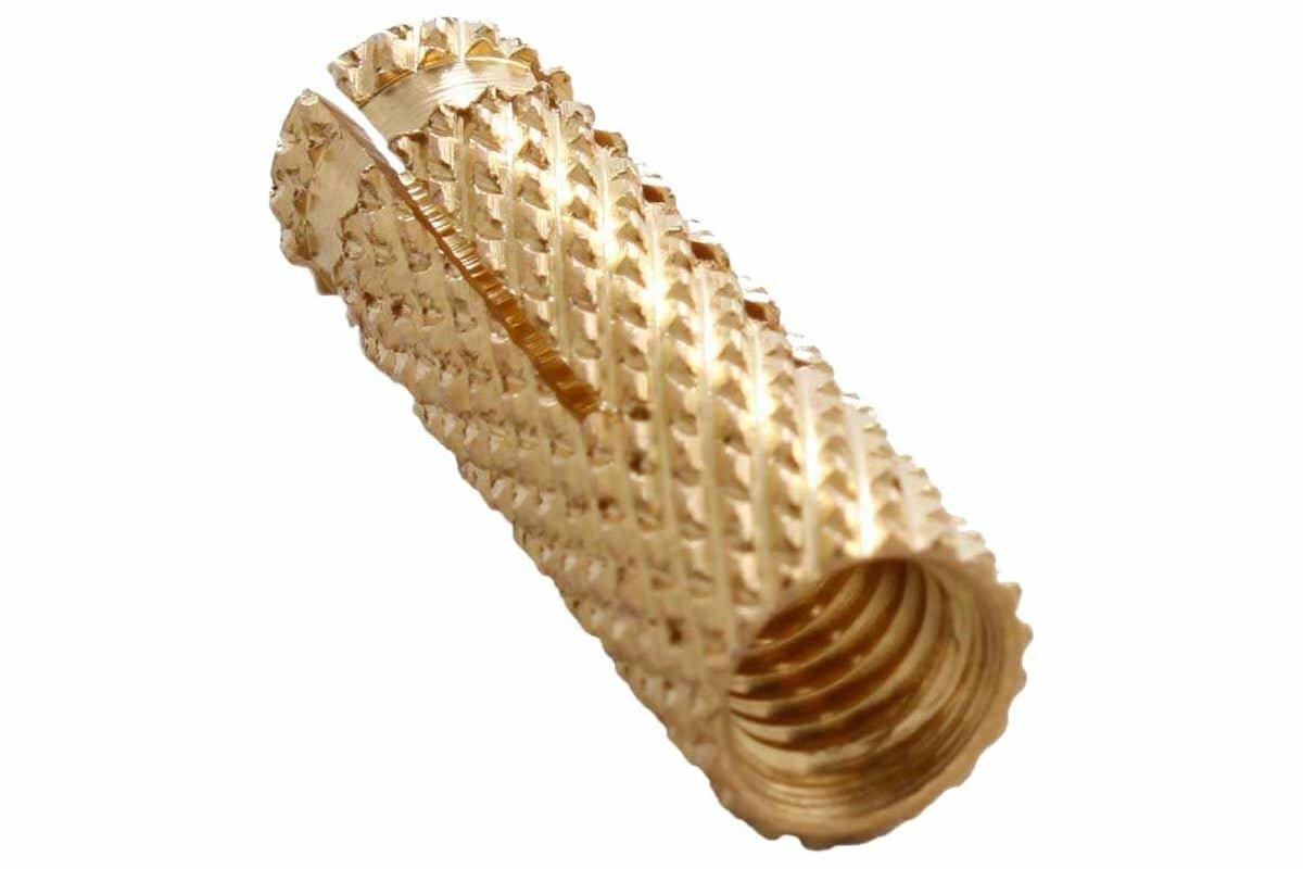 Доброга латунный забивной анкер М8, монтажный крепёж для бетона, 100 шт, ЦБ-00031267