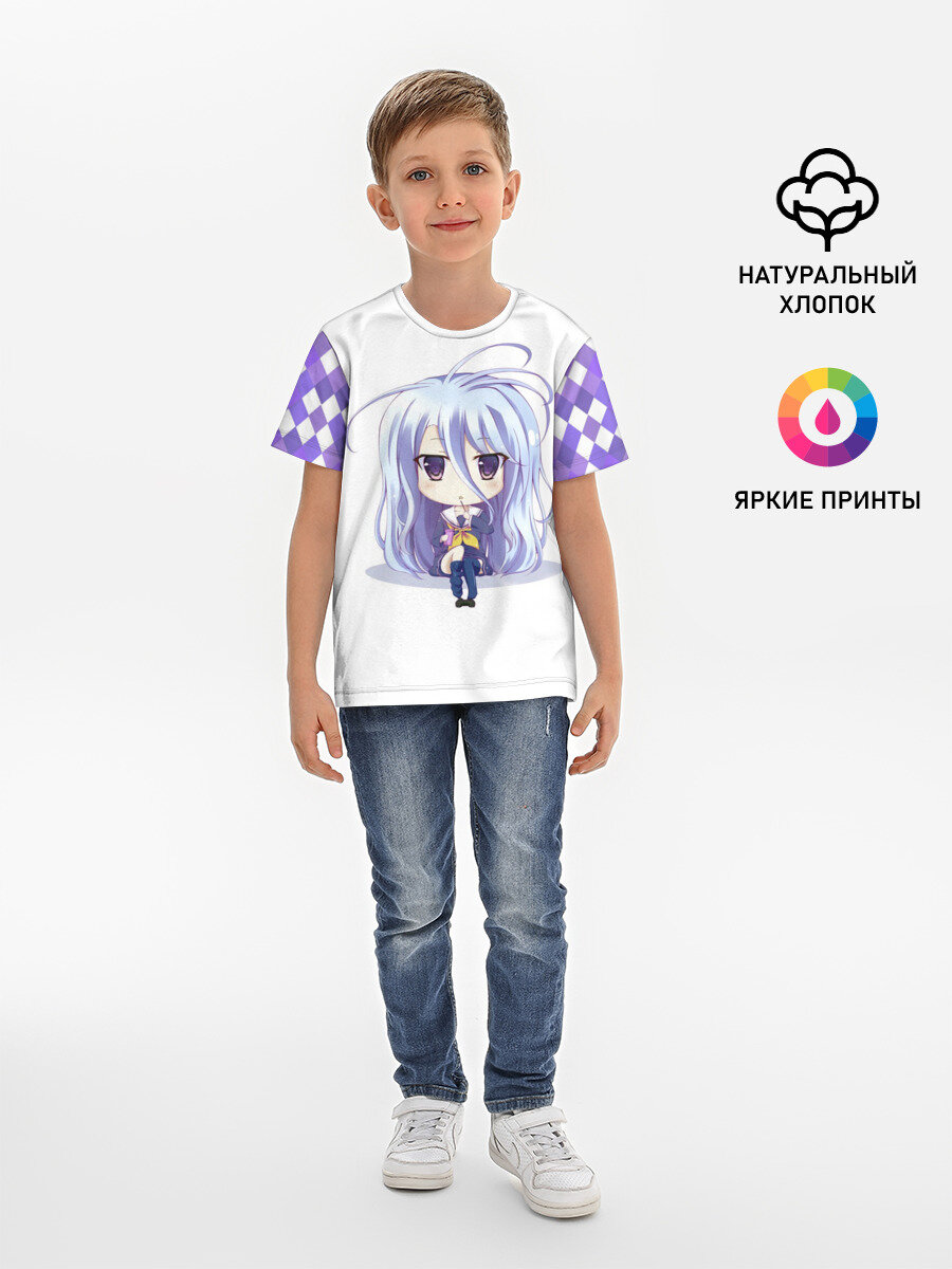 Футболка хлопковая детская Аниме пикселы