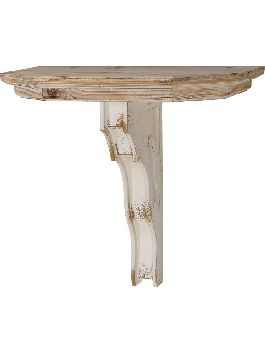 Консоль настенная Glasar, 40х30х47 см, дерево