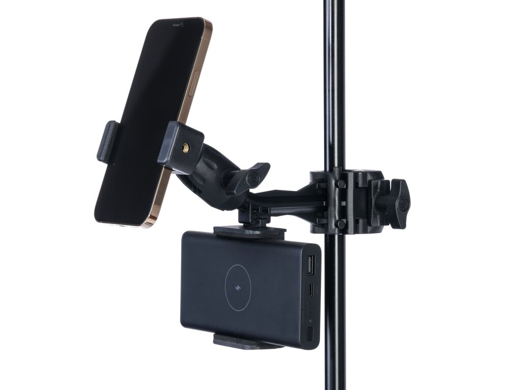 XLT1206B Держатель мобильного телефона и внешнего аккумулятора, на стойку, Superfix