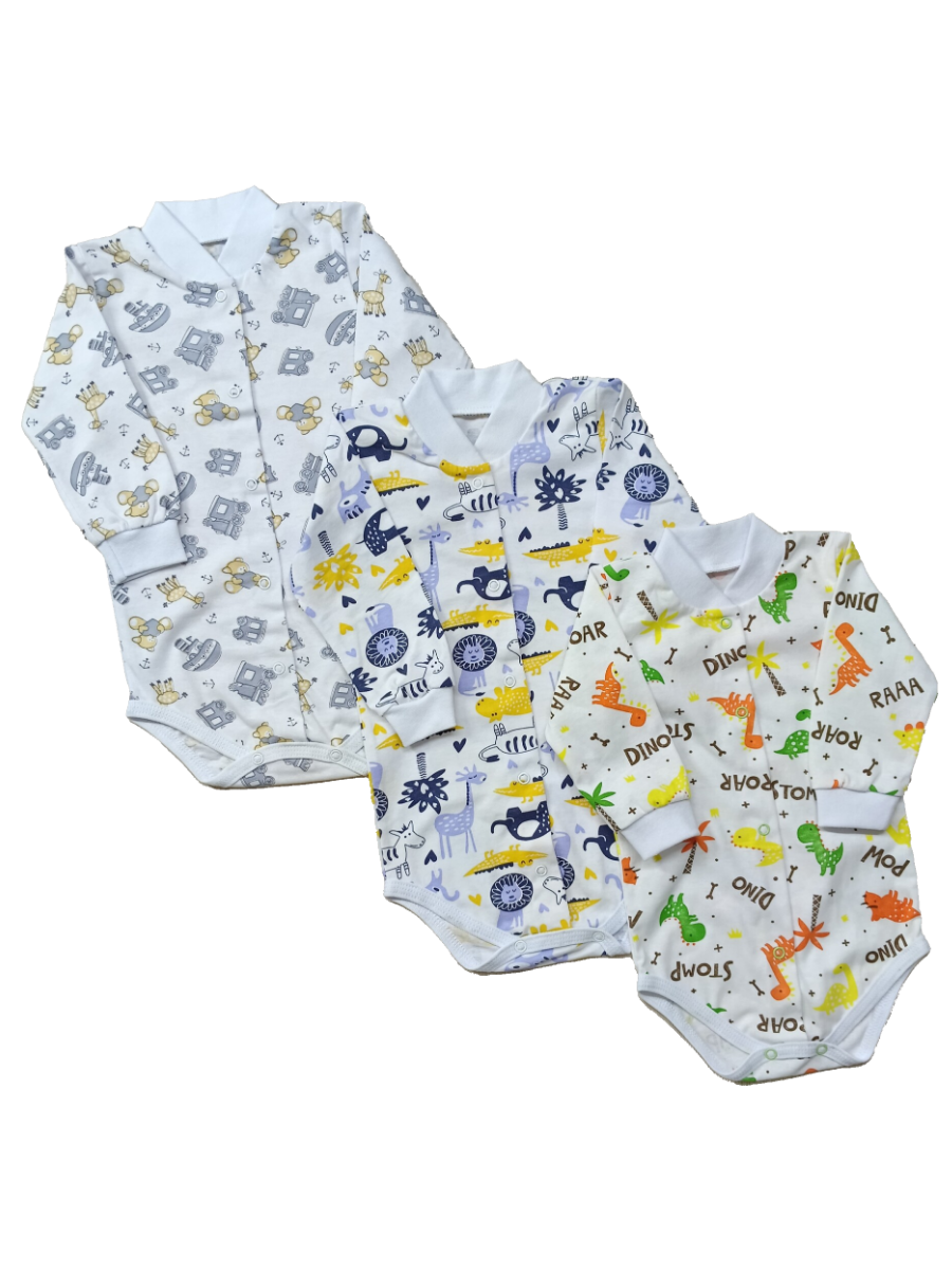 Боди базовая, комплект из 3 шт.