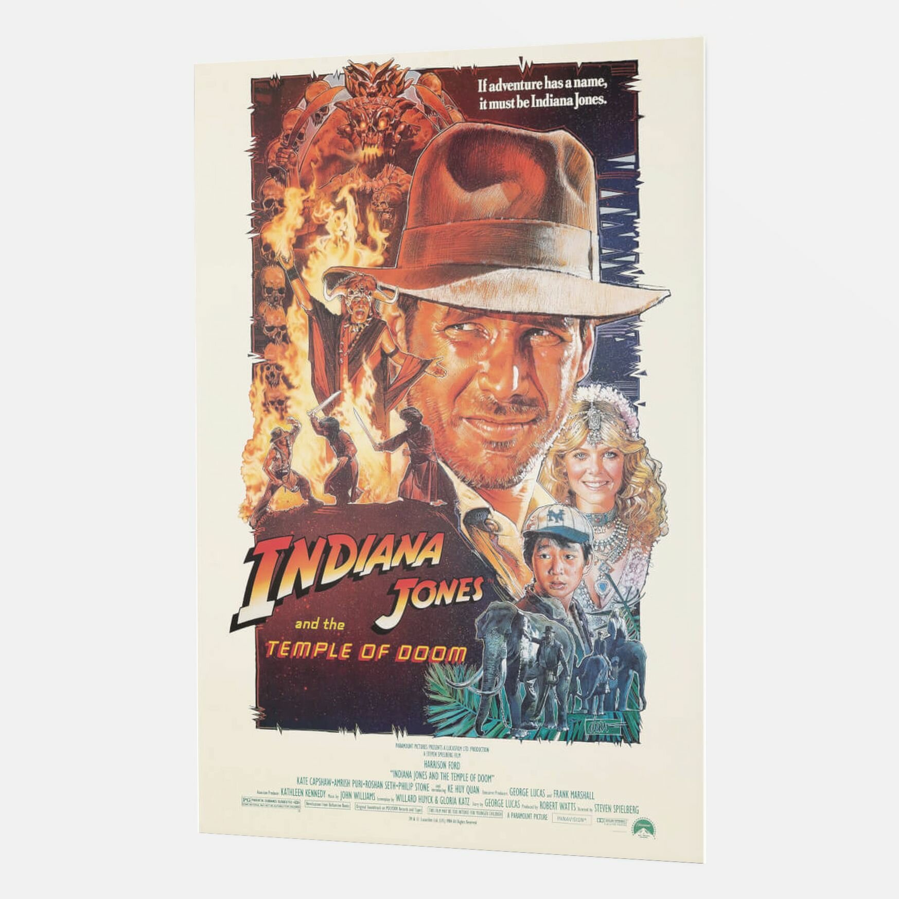 Постер (плакат) по фильму Индиана Джонс и Храм судьбы 40x60 см. от Poster4me