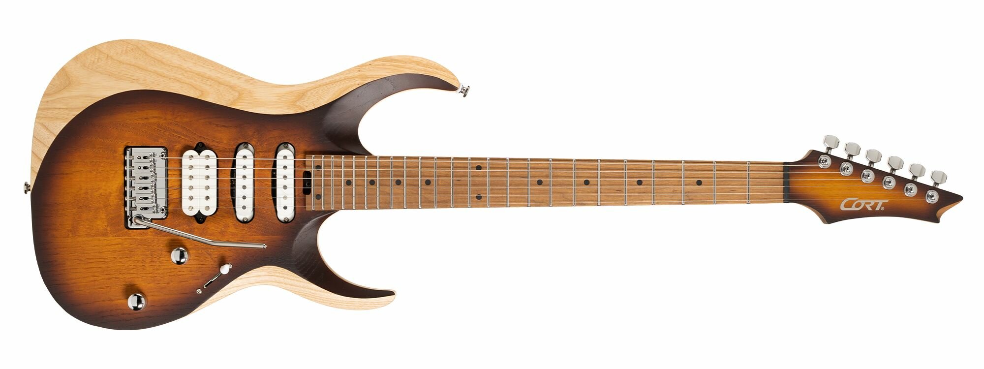 Электрогитара Cort X Series X700-Triality-OPVB-WBAG Open Pore Vintage Burst, с чехлом