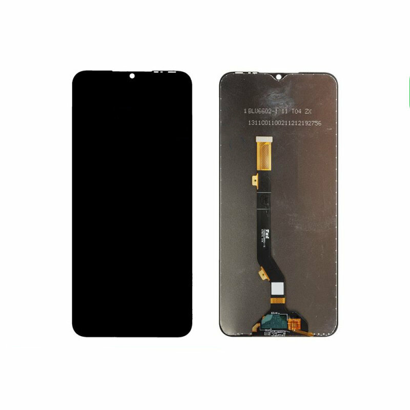 Дисплей (экран) в сборе с тачскрином для Tecno Spark 8P черный (Premium LCD) / 1080x2408