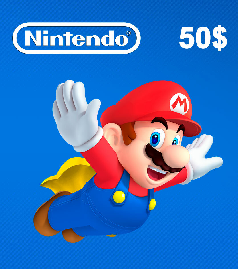 Nintendo eShop карта пополнения 50$ (США)