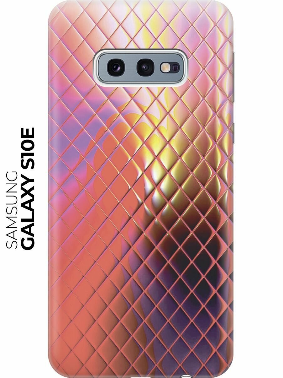 Силиконовый чехол Розовая рептилия на Samsung Galaxy S10e / Самсунг С10е