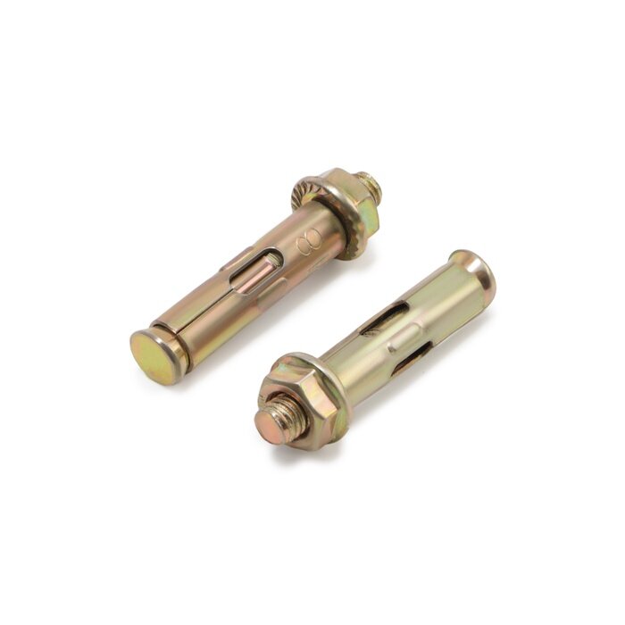 Анкерный болт тундра, с гайкой, оцинкованный, 8×40 мм, 225 шт.