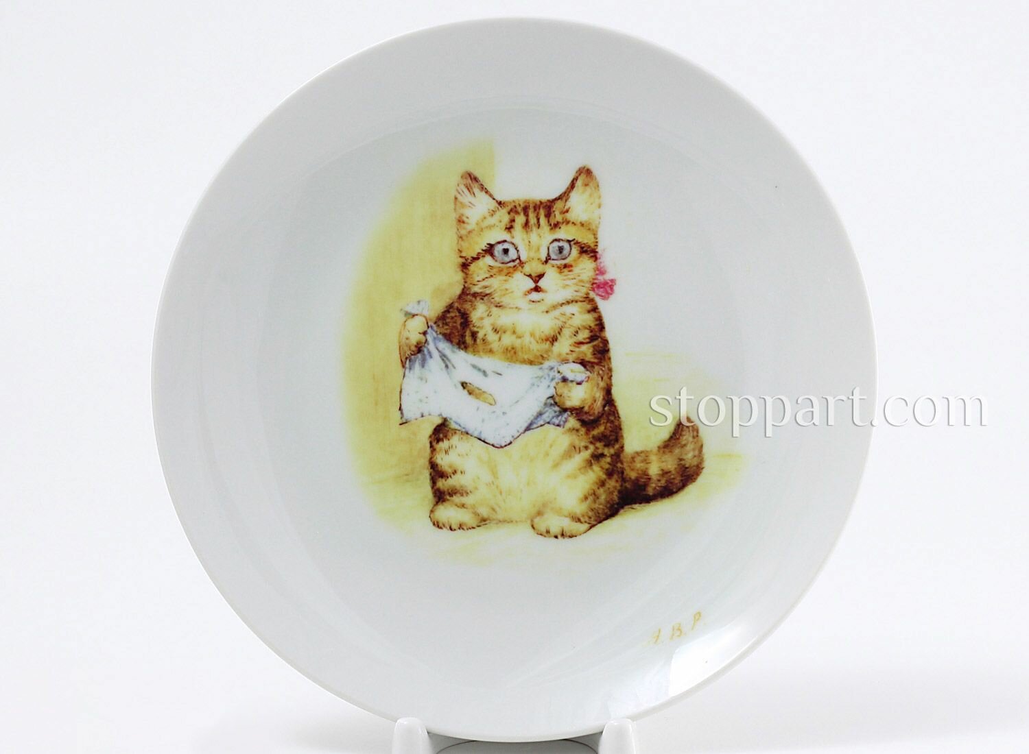 Декоративная тарелка Поттер Беатрикс Котенок с салфеткой