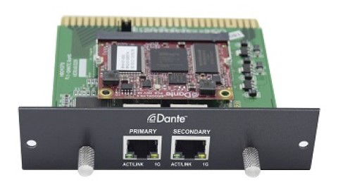DT-3232M опционная карта Dante 32 канала передачи и управление сигналом.