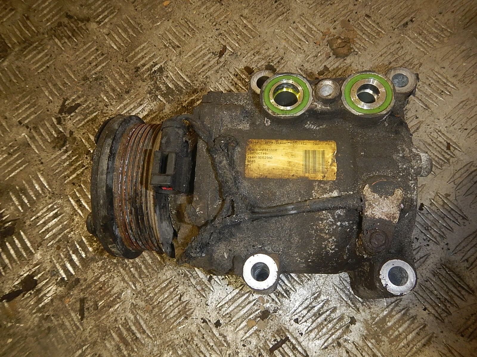 Б/У Компрессор кондиционера, Ford (Форд)-FUSION (02-12) FORD FUSION (02-12) Оплавлена изоляция проводки. 437572 FORD арт...