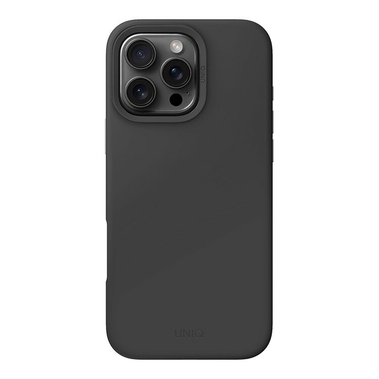 Uniq чехол силиконовый для iPhone 16 Pro Max, LINO с функцией Magsafe, цвет серый