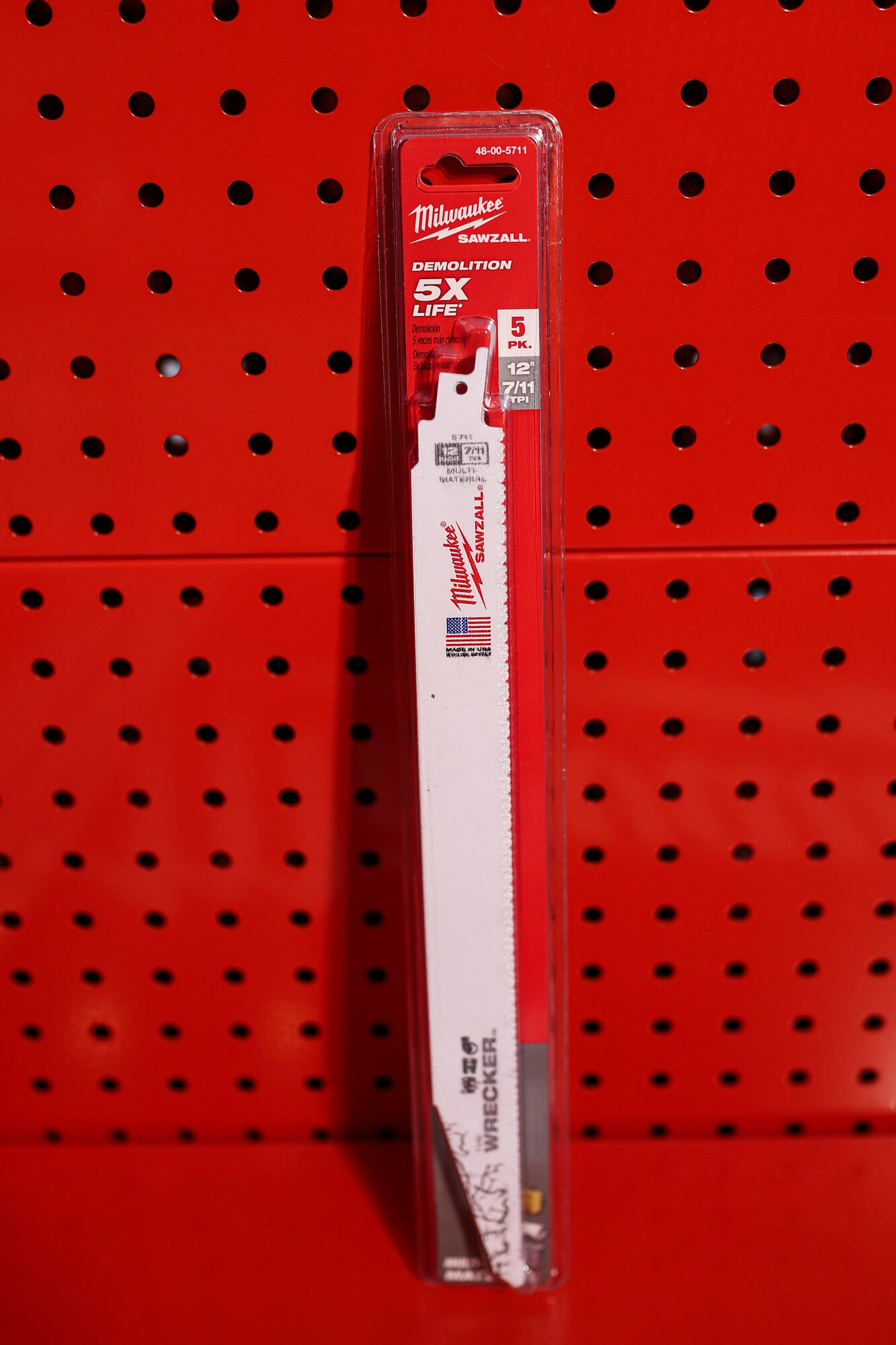 Полотно The WRECKER по дереву и металлу (300х3.2 мм, 5 шт.) Milwaukee