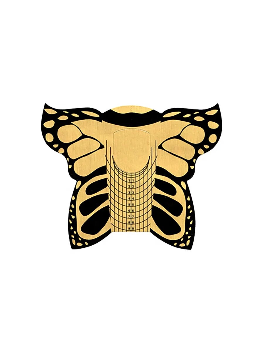 Формы Irisk Professional "Бабочка", для наращивания ногтей, 100 шт