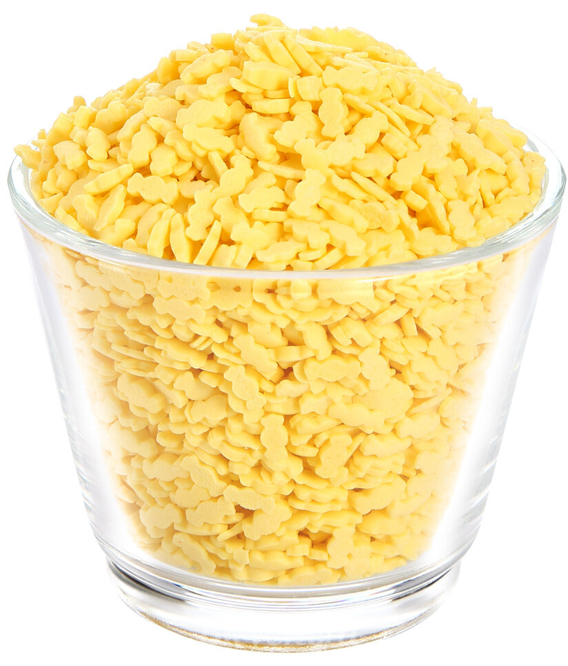 Декор Конфеты желтые мини Топ декор, 100 гр. (Набор из 9 шт.)