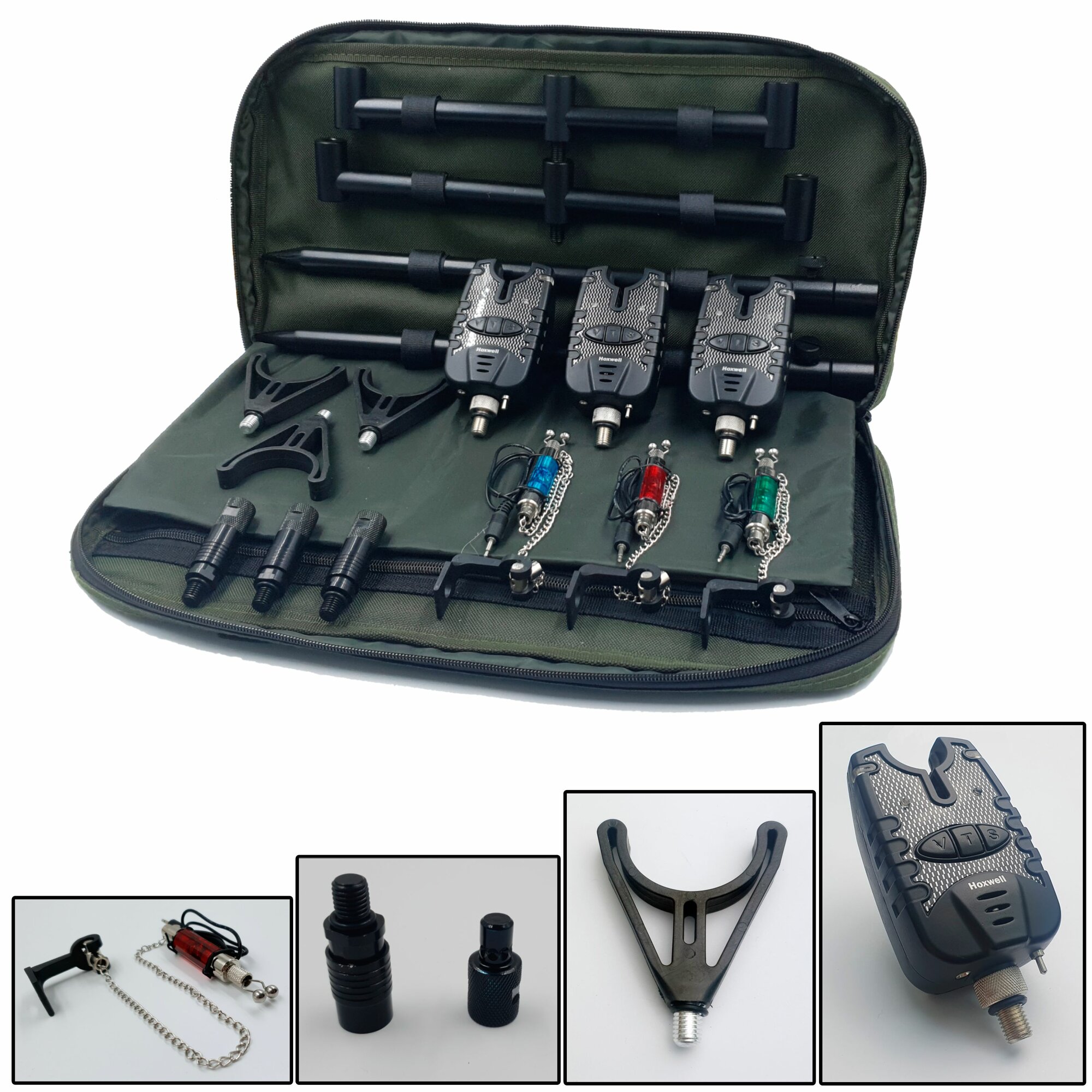 Набор сигнализаторов поклевки Hoxwell HL160-3, для рыбалки, для рыбалки