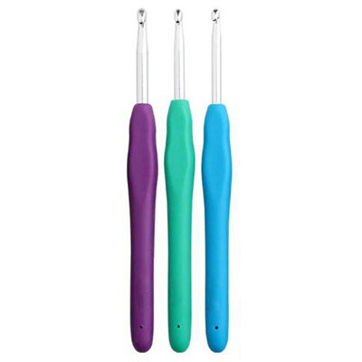 Крючок для вязания и рукоделия с удобной ручкой 3,5 мм (1 шт.)