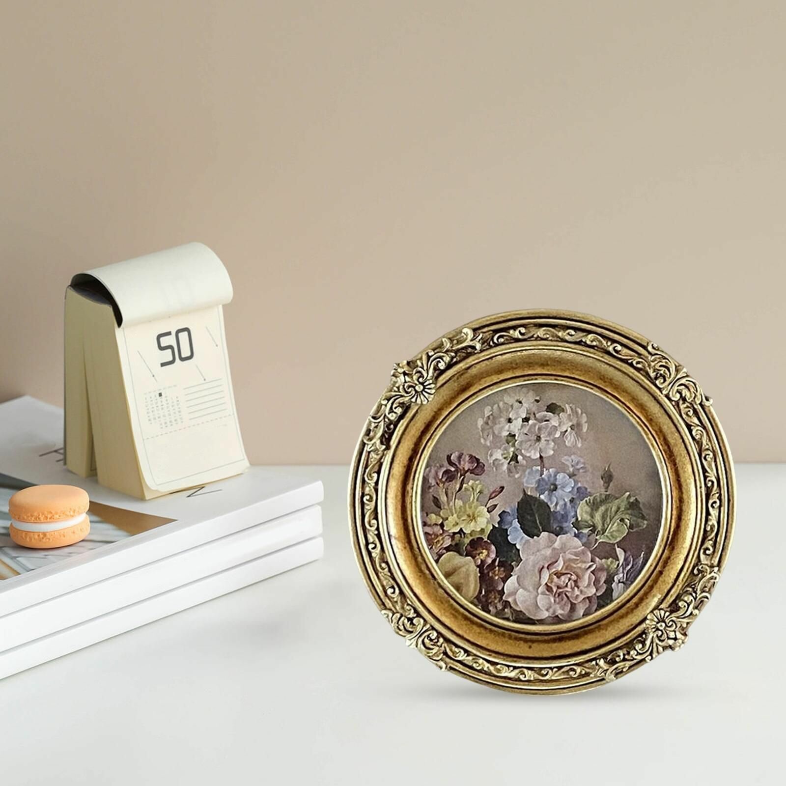 Богато украшенная рамка для фото Овальная антикварная рамка в стиле барокко Мульти