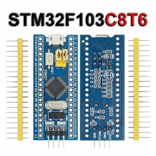 Модуль платы разработки STM32F103C6T6 STM32F103C8T6 ARM ST-LINK V2 AITEXM ROBOT, STM32F103C8T6 ...