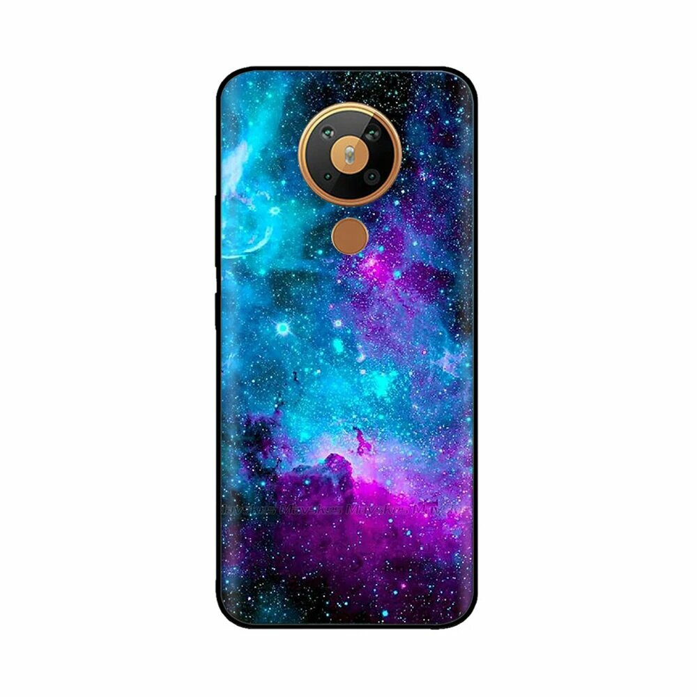 Силиконовый чехол для Nokia 5,3, мягкая задняя крышка из ТПУ для Nokia 5,3 3,4, бампер с принтом, силиконовый чехол для Nokia3.4, Nokia5.3, цветочный чехол для телефона