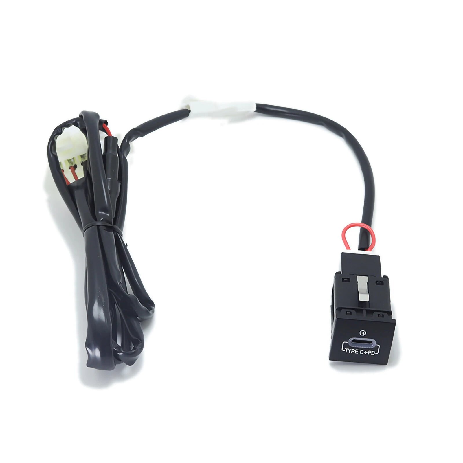 Для VW Golf 6 Jetta 5 MK5 Scirocco 06-12 QC3.0 Type C PD USB Быстрое автомобильное зарядное устройство Разъем Нразрушающий сменный жгут 12 В/24 Type C PD