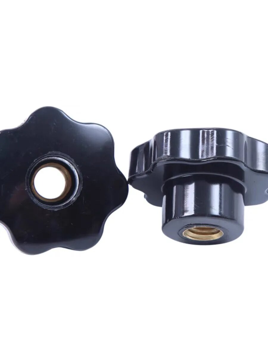 Пластиковый пятизвездочный шестигранный рычаг M4 M5 M6 M8 M10 M12 M8-38, Through Hole