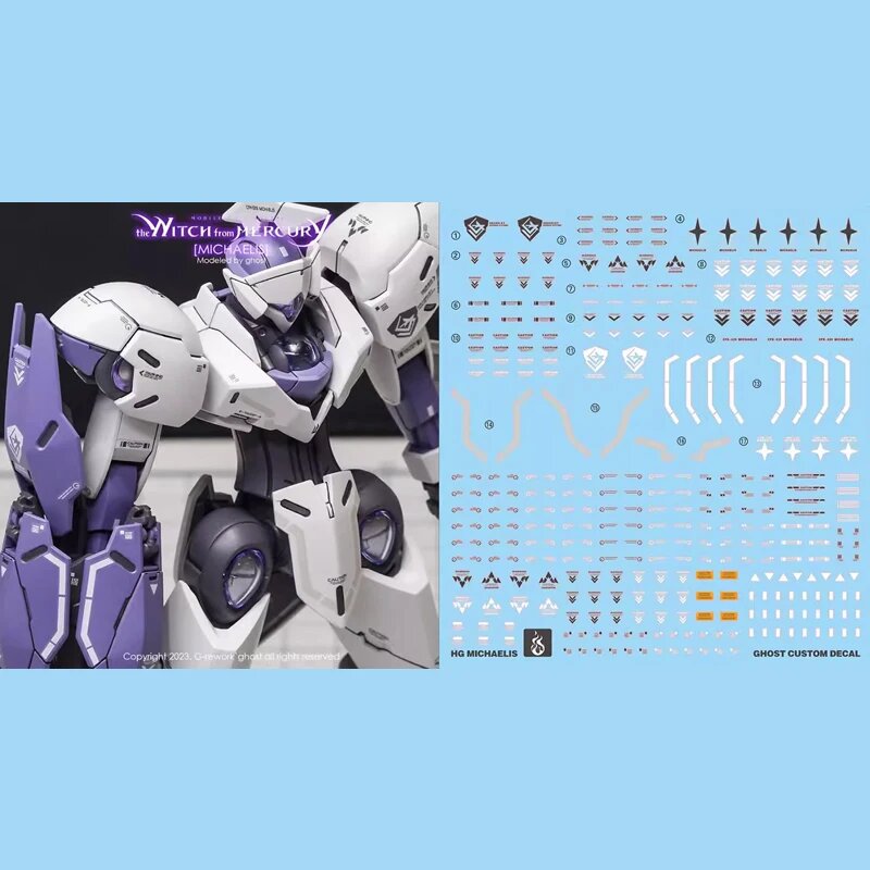Модель наклейка для ведьмы из Mercury HG MICHAELIS Ghost