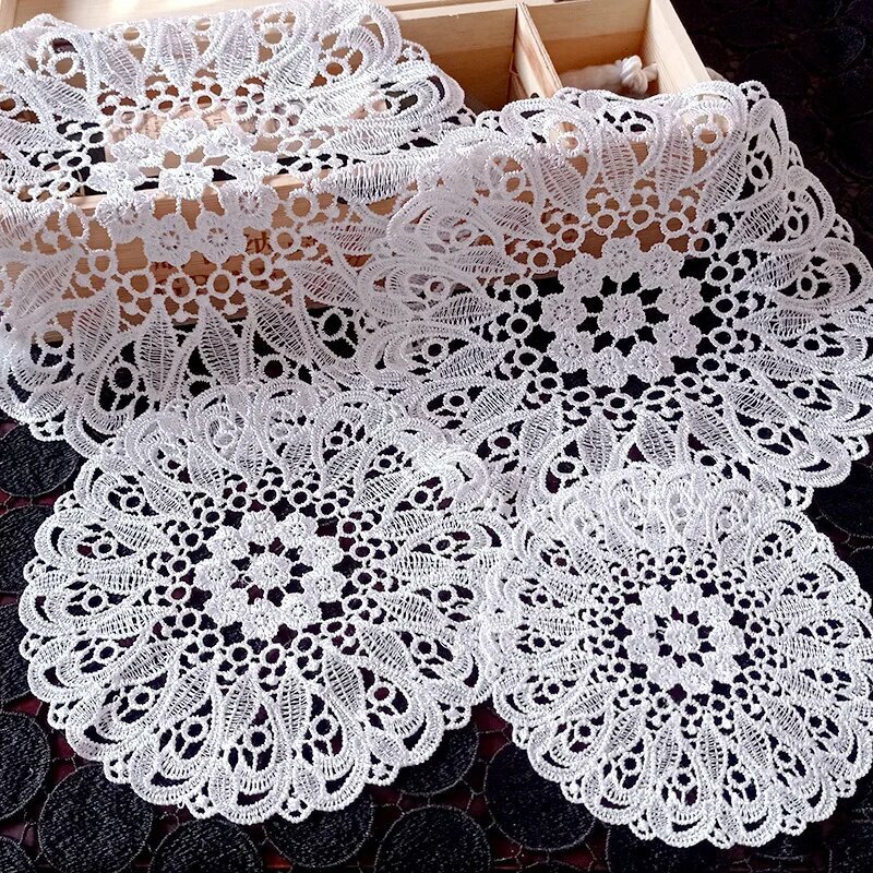 Кружевная подставка для посуды, цвет E, 35cm
