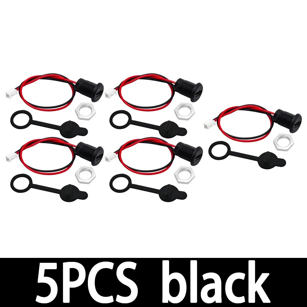 5шт. Черные блокировочные доски USB-A TYPE-C