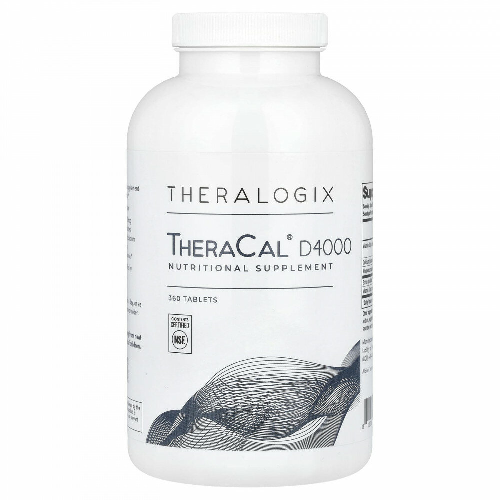 Theralogix, TheraCal D4000`` 360 таблеток