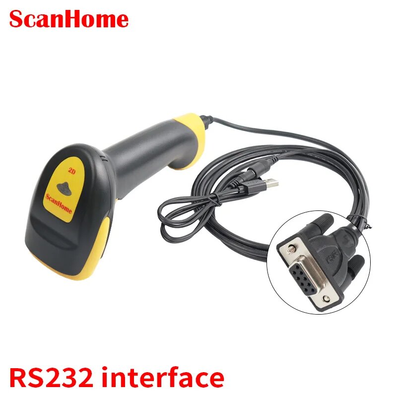 Портативный сканер штрих-кода ScanHome SH-410 RS232 5V