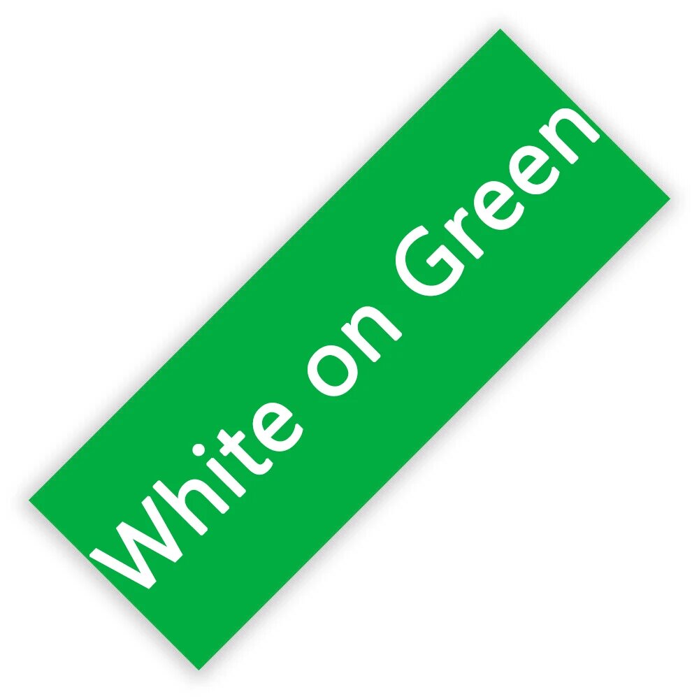 Лента для этикеток CRUXER 12 мм, White on Green