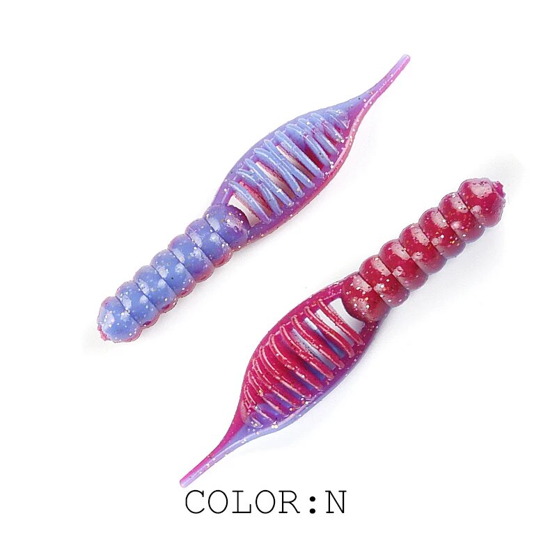 Supercontinent Fanatik Силиконовые Приманки для рыбалки 80мм/8шт, Фиолетовый, 55mm 15pcs 1.5g, N