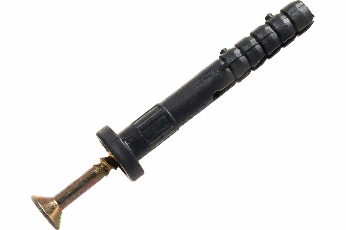 Качественный Крепеж Дюбель-гвоздь с грибовидным бортиком 6x40 180 шт 1000631 КЧ