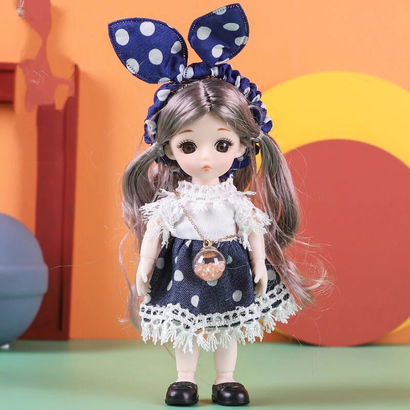 Мини-кукла шарнирная ziluo, темно-синий, 1PC-BJD Doll 3