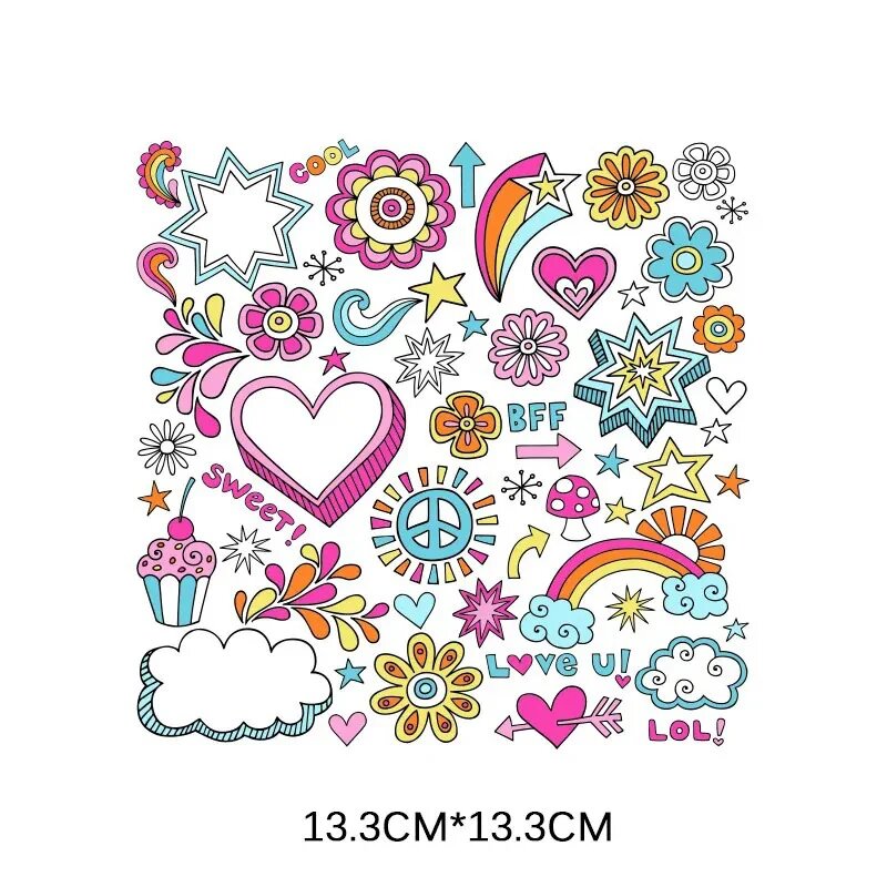 Набор нашивок с животными для одежды SXTH00036-4