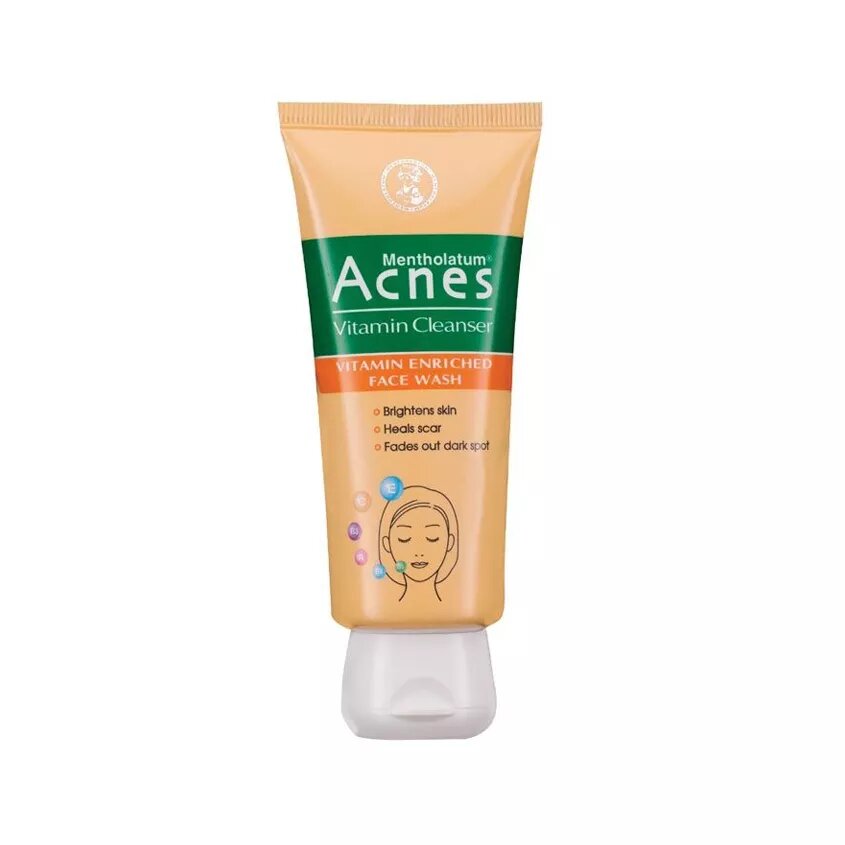 Пенка для умывания MENTHOLATUM ACNES с витаминами против акне и постакне, для всех видов кожи 50 гр