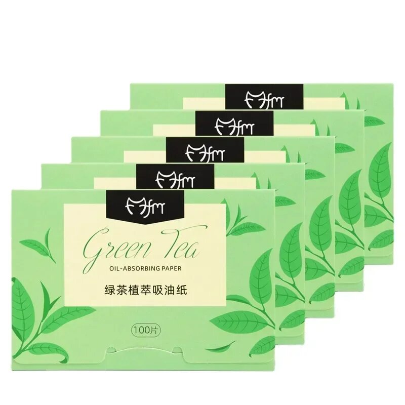 Матирующие салфетки eTya Green Tea, 500 шт
