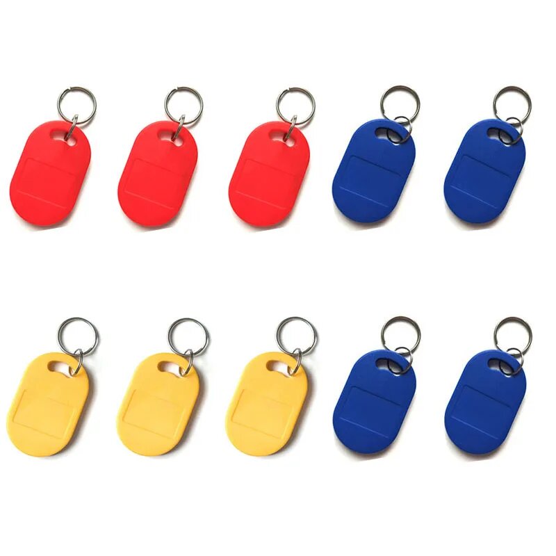 YEVERAXIN UID+T5577-6 перезаписываемые RFID метки для ключей 10pcs Mixed
