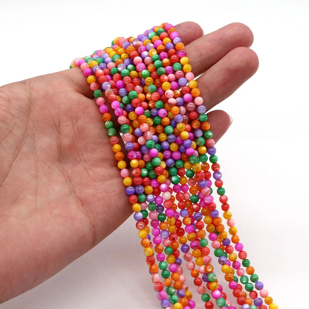 Ракушечные бусины 2мм, 3мм, 4мм 3mm, J