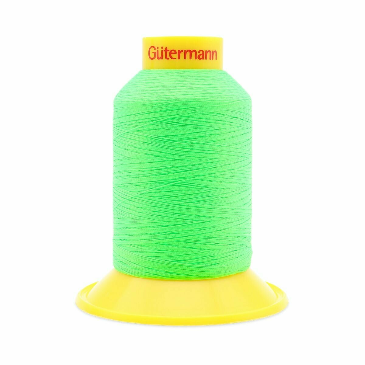 716936 Нить Maraflex 120/1500 м для эластичных, трикотажных материалов, 100% ПБТ Gutermann (3853 неоновый салатовый)
