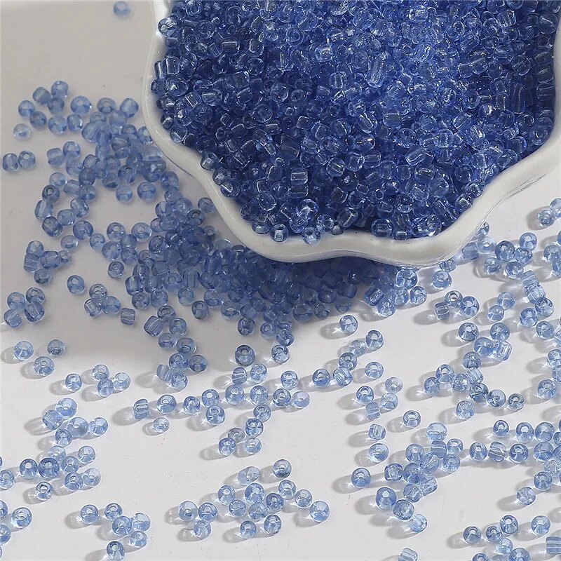 Хрустальные бусины Beadia 150-1000 шт, 2/3/4 мм Синий, 3mm 500pcs, Medium Blue