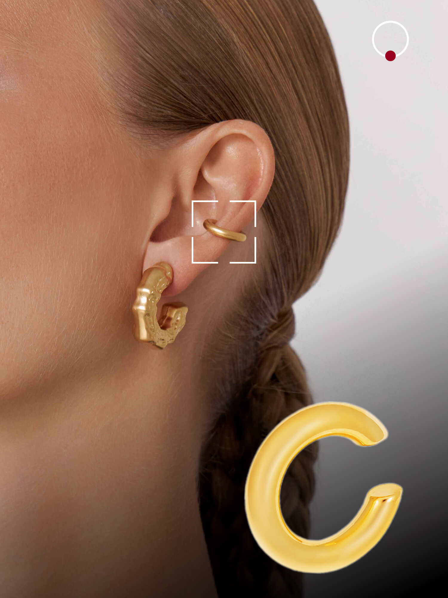 Моносерьга кафф