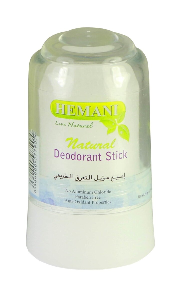 Дезодорант Алунит без добавок, Natural - (70 г) Hemani