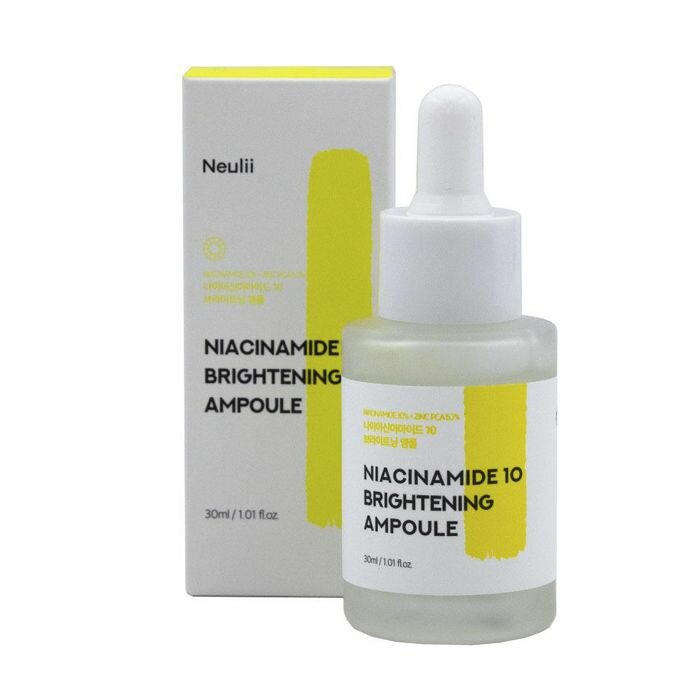 Neulii Сыворотка с ниацинамидом для сияния кожи 30 мл Niacinamide 10 Brightening Ampoule