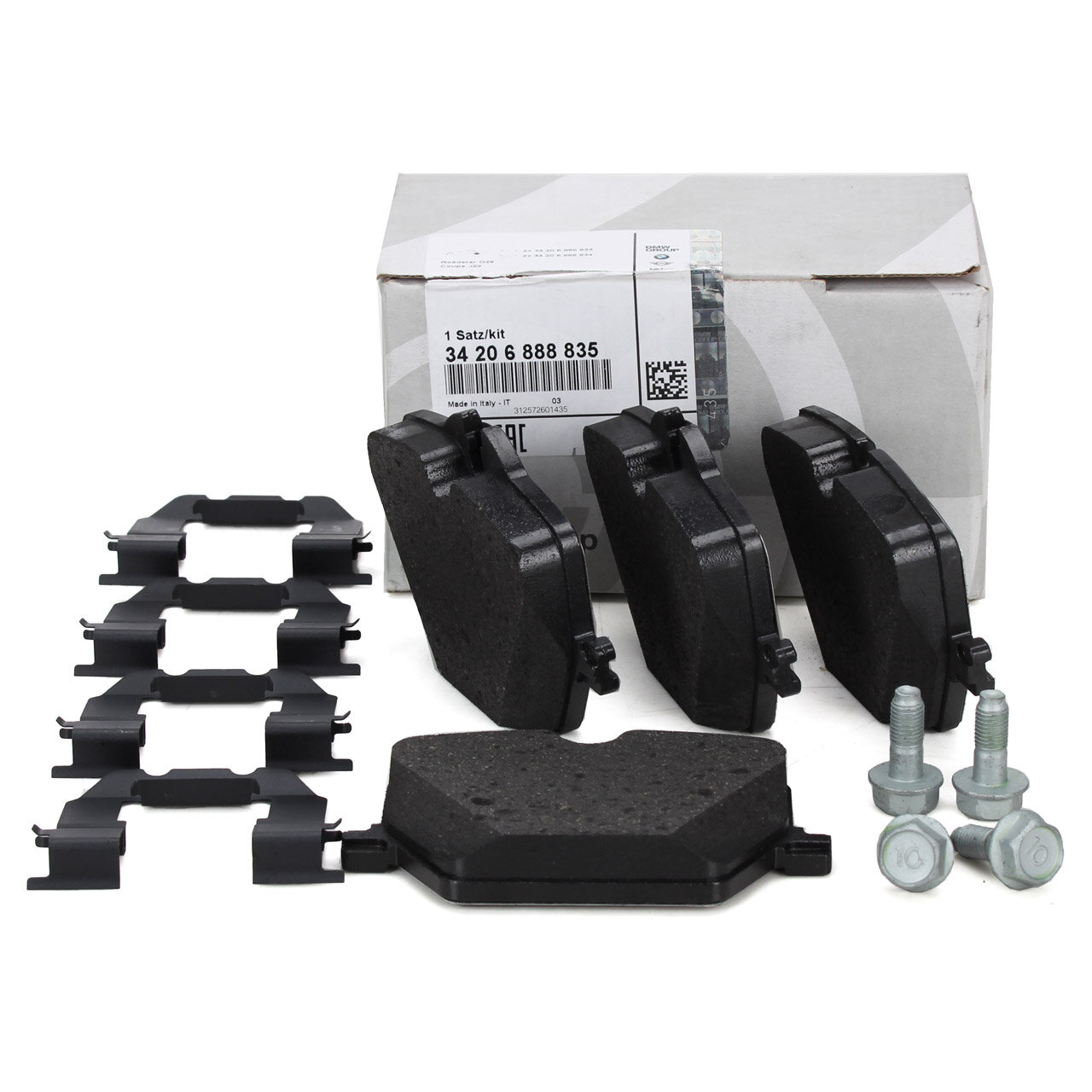 Тормозные колодки Задние для авто BMW 3-serie G20/G21, BMW 4-serie G22/G23 OEM: 34206888825