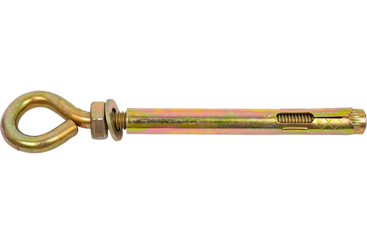 60110 Анкерный болт с кольцом 10x100 мм - крепежная техника для монтажа в бетоне и кирпиче 1шт