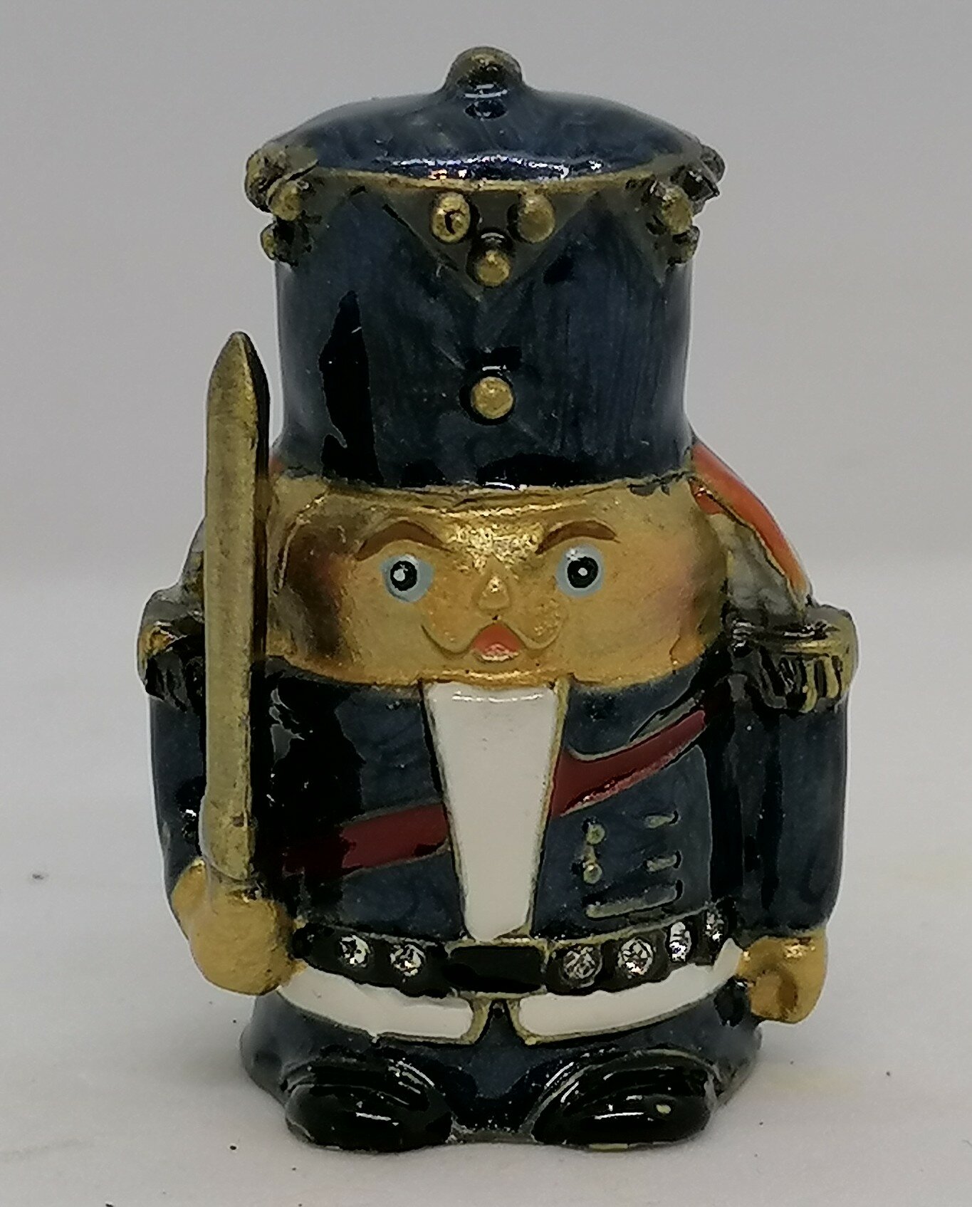 Наперсток Фаберже " Щелкунчик " , цвет синий